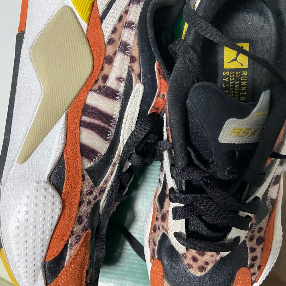 Puma Rs-X Multi Colored Animal Print Sneakers - Gem